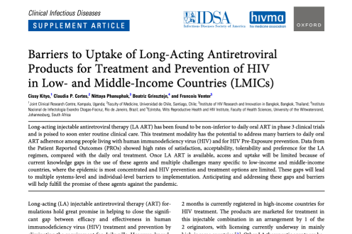 Barriers to Uptake of Long-Acting Antiretroviral Products for Treatment ...