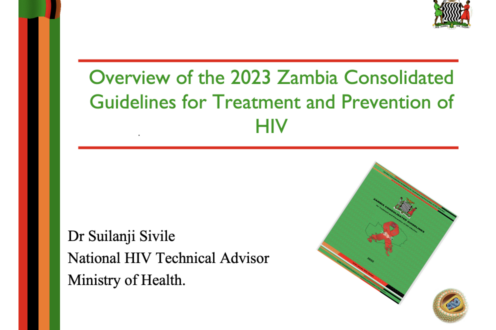 Overview of the 2023 Zambia Consolidated Guidelines for Treatment and ...