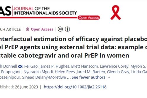 Counterfactual Estimation of Efficacy against Placebo for Novel PrEP ...