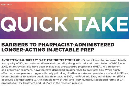 Opportunities for Pharmacist-Delivered Injectable PrEP in the USA ...