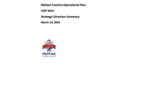 Malawi Strategic Direction Summary, 2023 - PrEPWatch