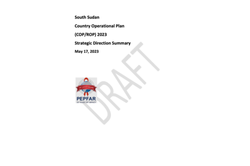 South Sudan Strategic Direction Summary, 2023 - PrEPWatch