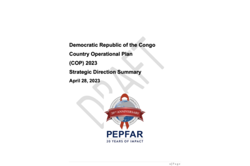 DRC Strategic Direction Summary, 2023 - PrEPWatch