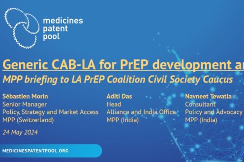 Generic CAB for PrEP Development and Access - PrEPWatch