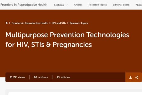 Frontiers in Reproductive Health Special Issue: Multipurpose Prevention ...